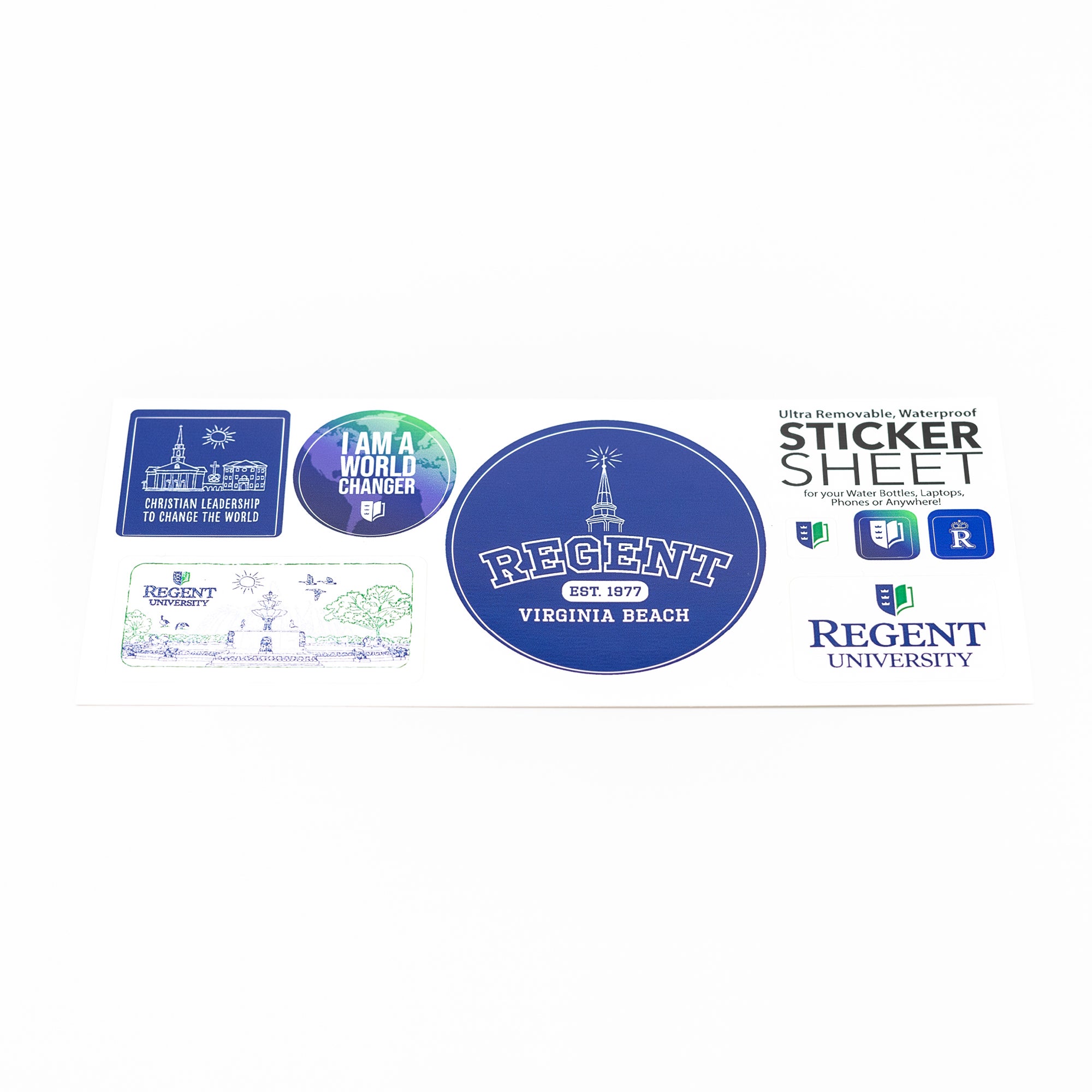 Regent Stickers Sheet | Regent Gift Shop