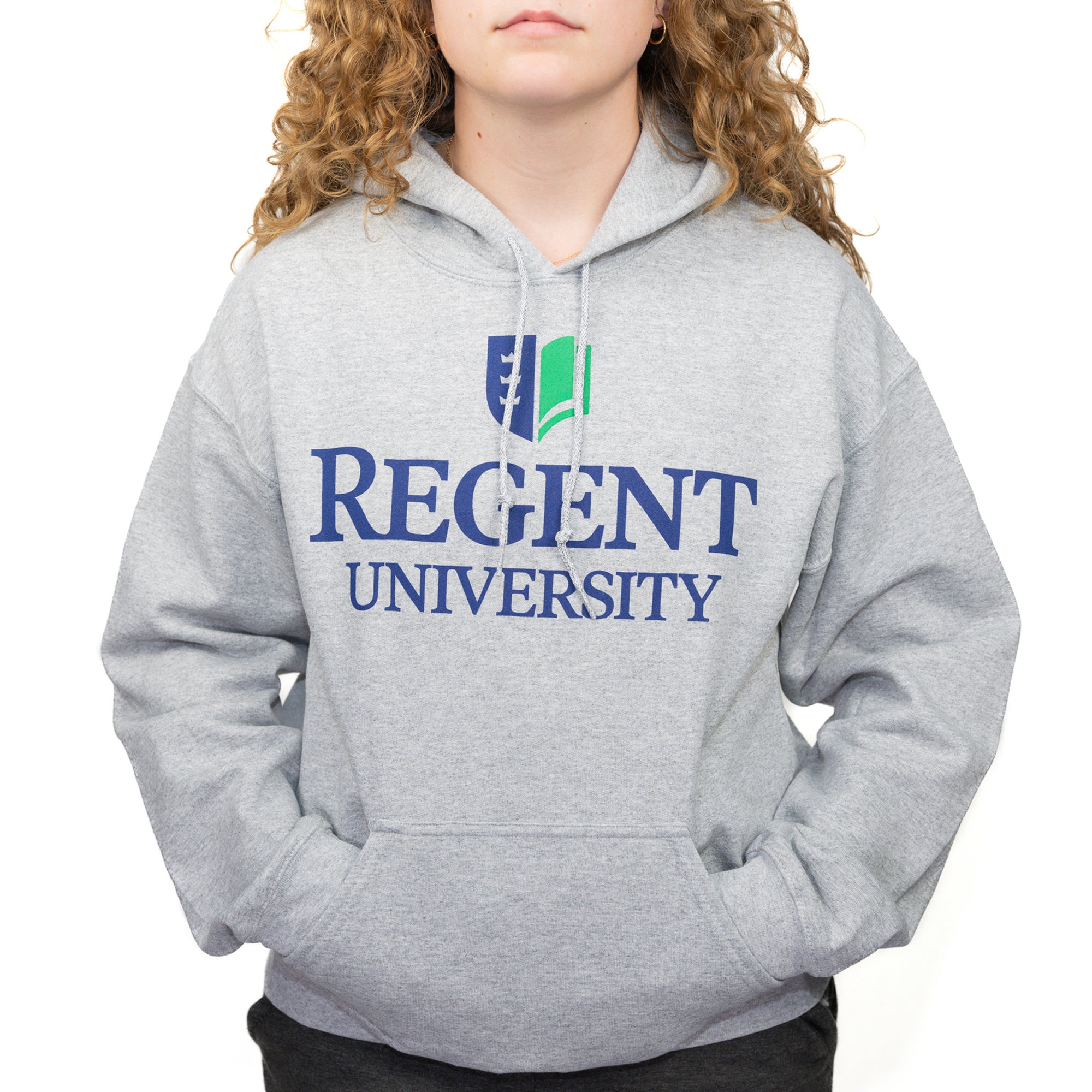 Regent Logo Hoodie - Sport Gray | Regent Gift Shop