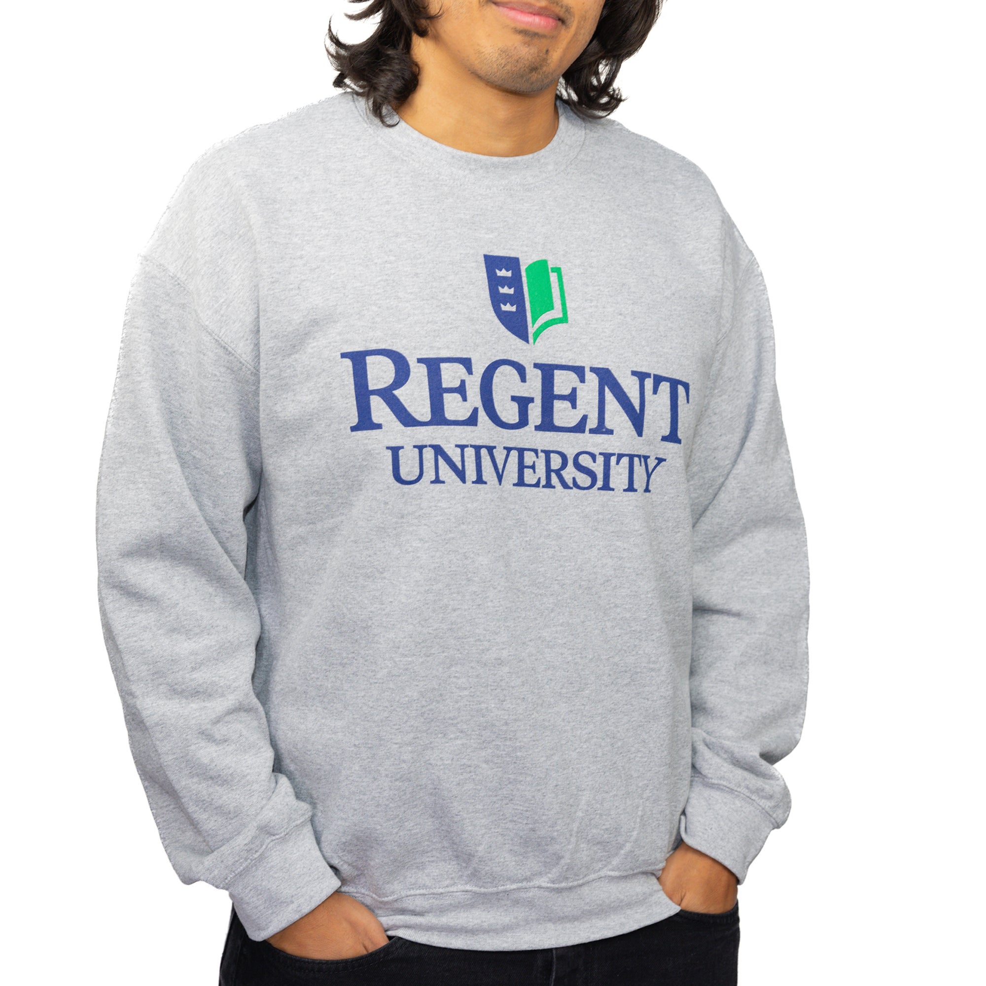 Regent Logo Crewneck - Sport Gray | Regent Gift Shop