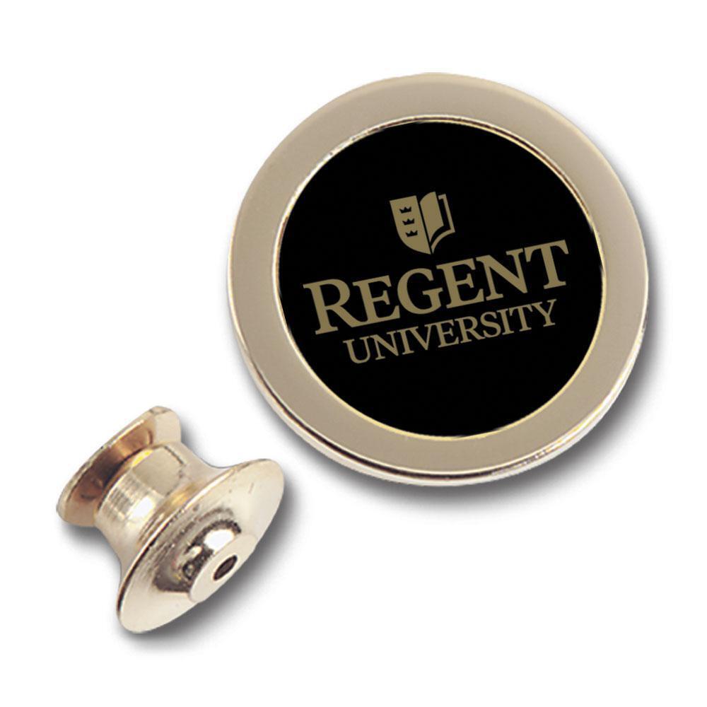 Regent Shield Lapel Pin - Gold or Silver | Regent Gift Shop
