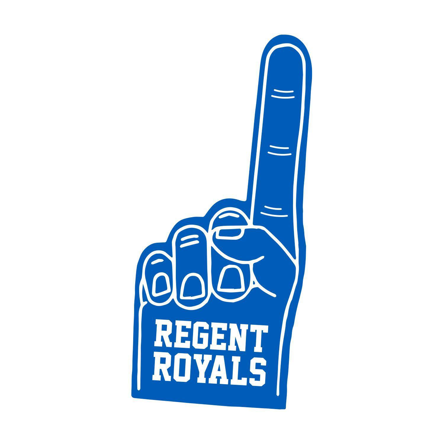 Blue Foam Finger