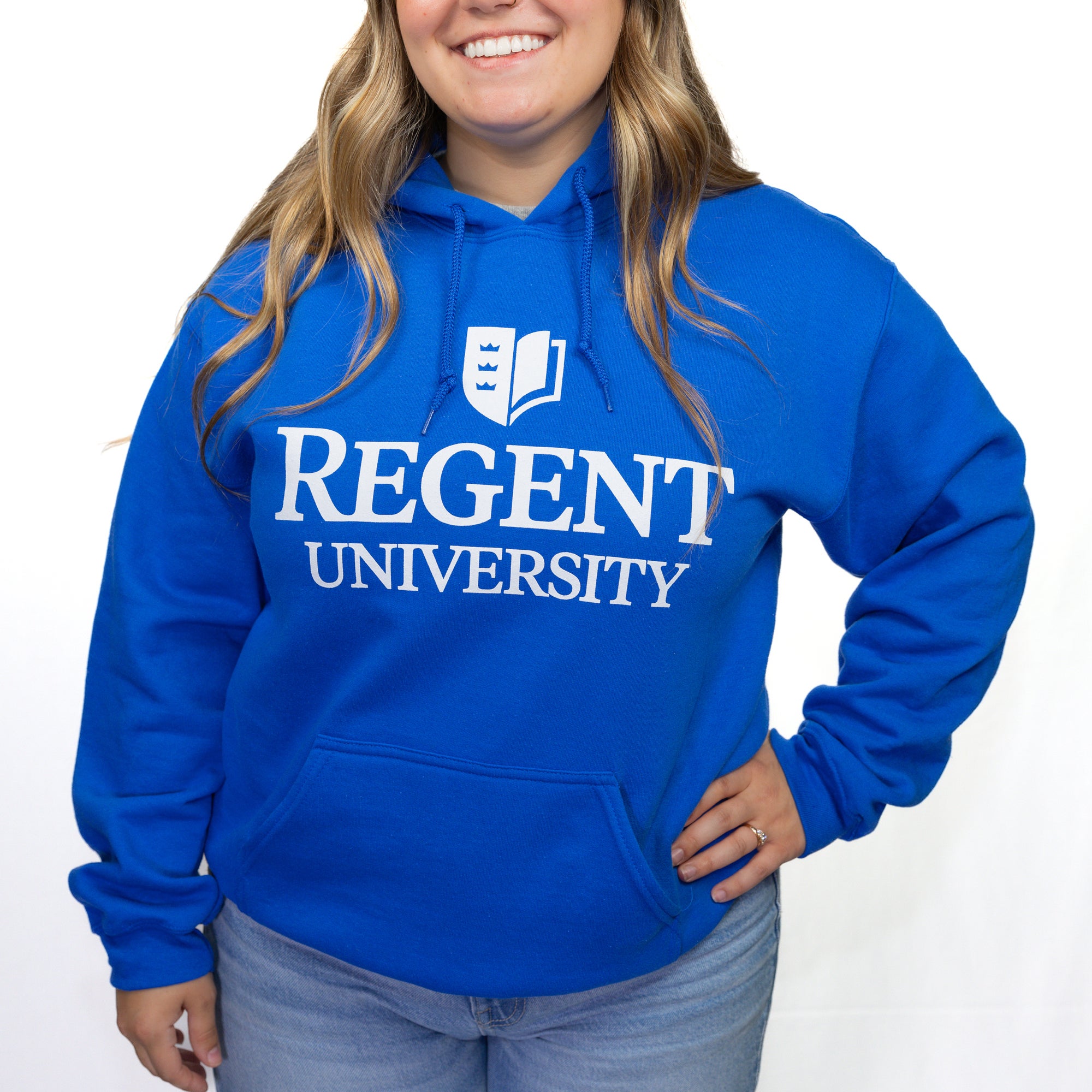 Regent Logo Hoodie - Blue | Regent Gift Shop