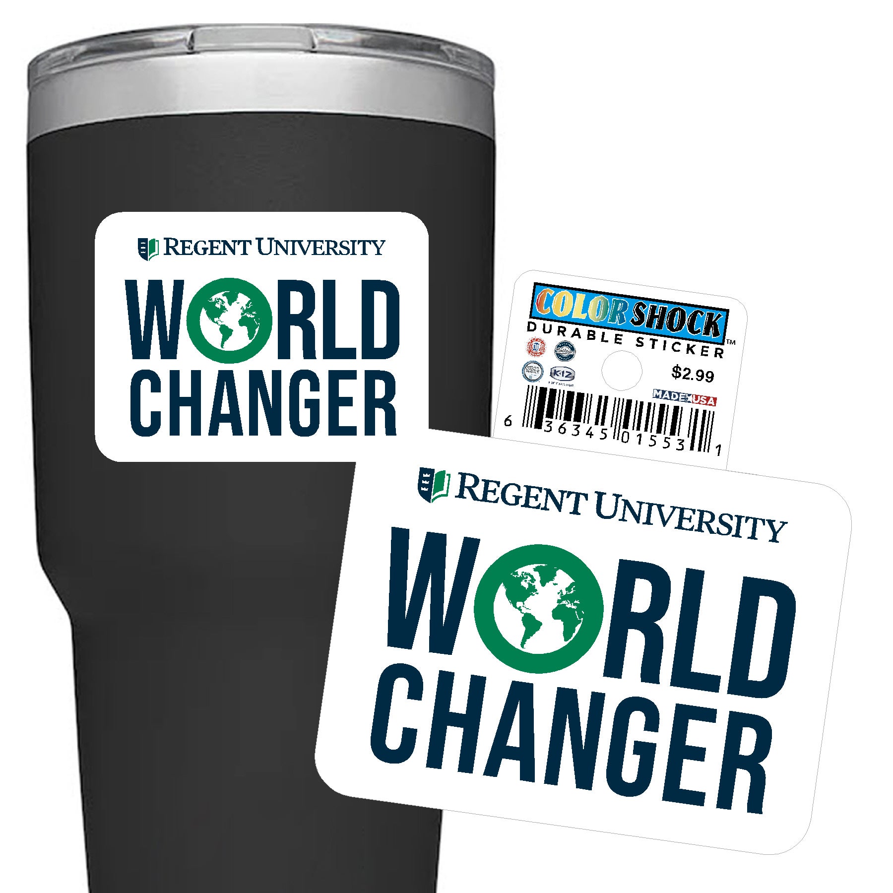 Regent World Changer Sticker | Regent Gift Shop
