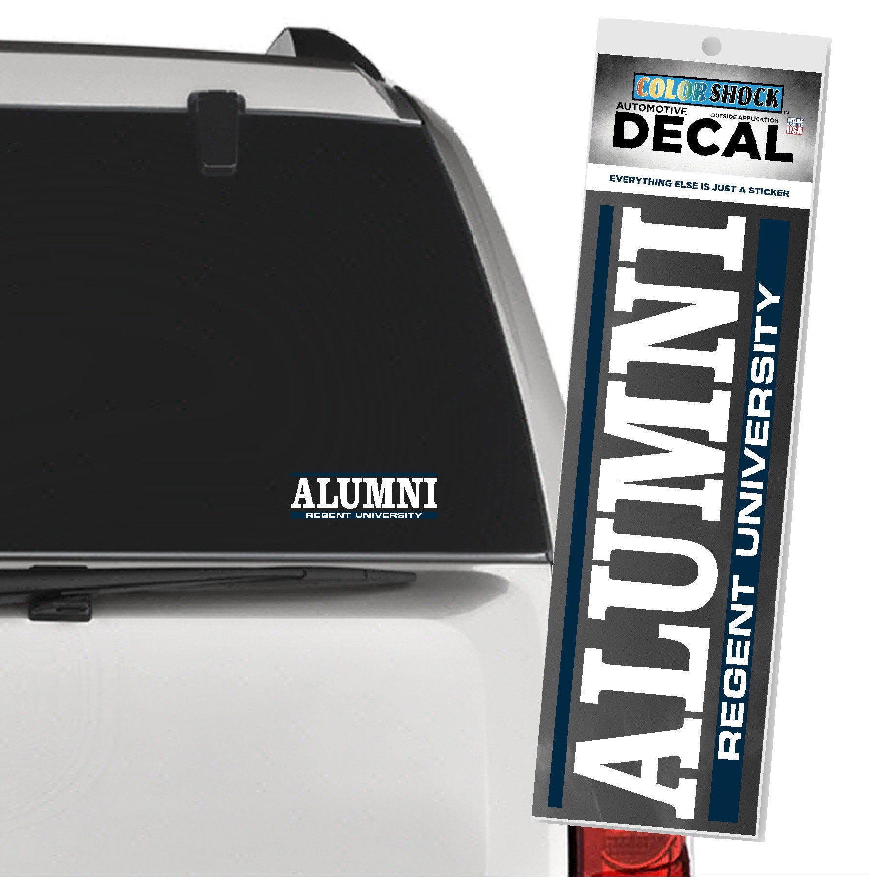 Regent University Alumni Decal - Rectangle | Regent Gift Shop