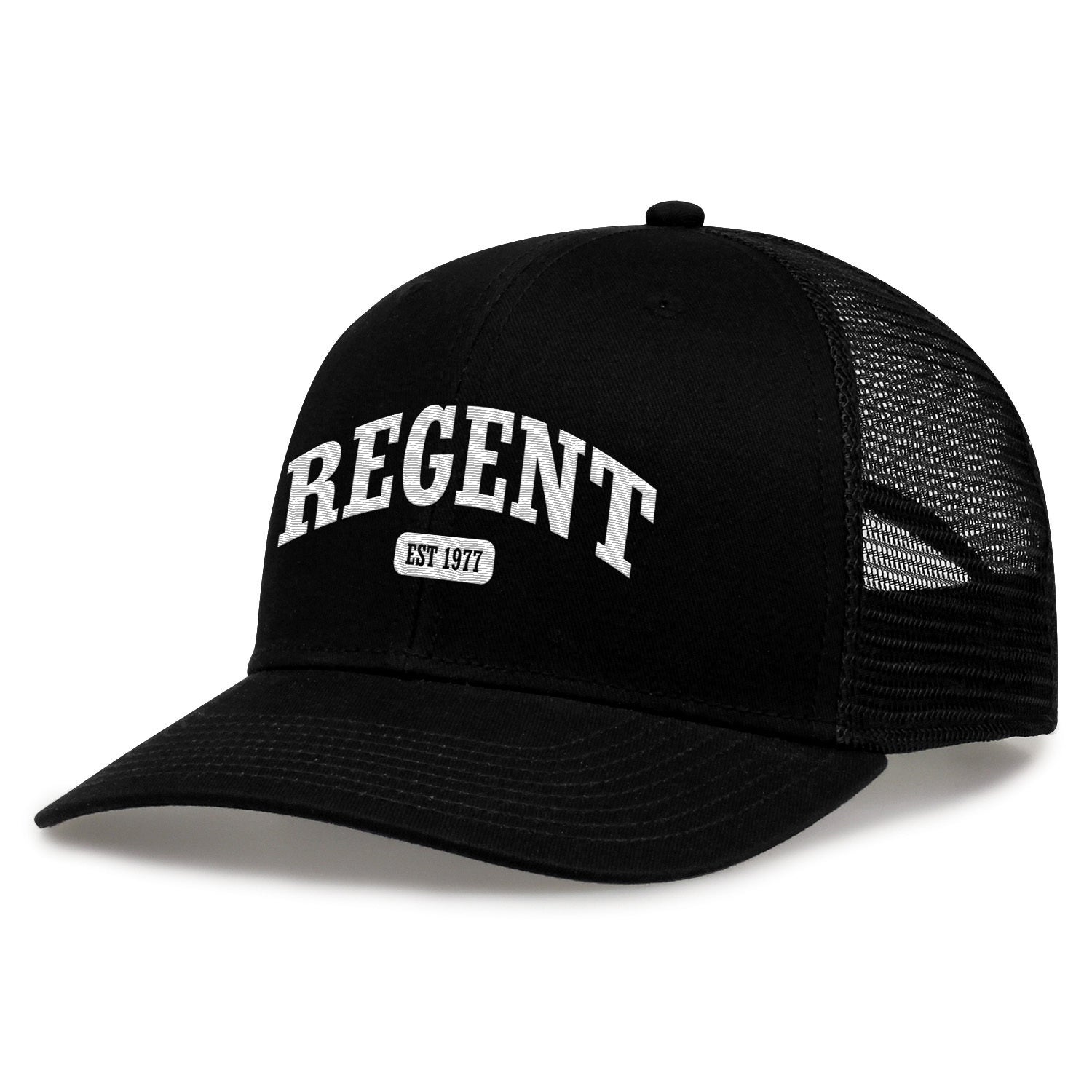 Regent University Hat - Trucker - Black | Regent Gift Shop